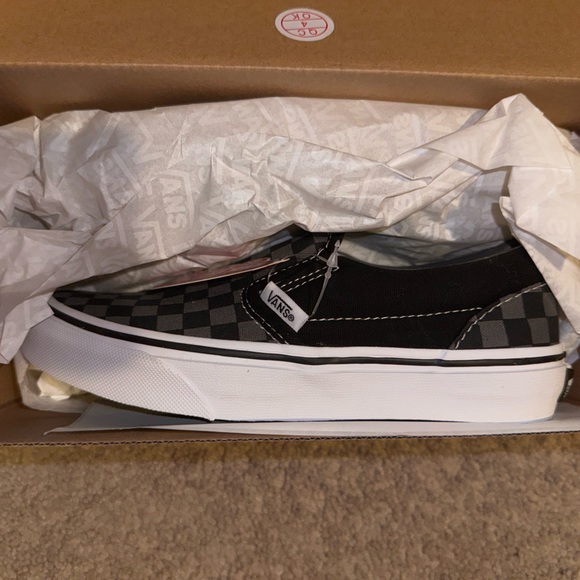 Vans | Shoes | Nwt Classic Checkered Vans 25 Kids | Poshmark